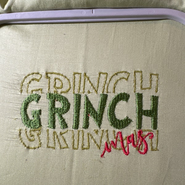 Grinchmas Embroidery Designs - 4 Sizes Instant Download - Etsy