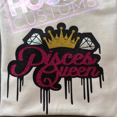 Pisces Queen Zodiac Sign Svg, Horoscope Svg, Astrology Svg ,dripping ...