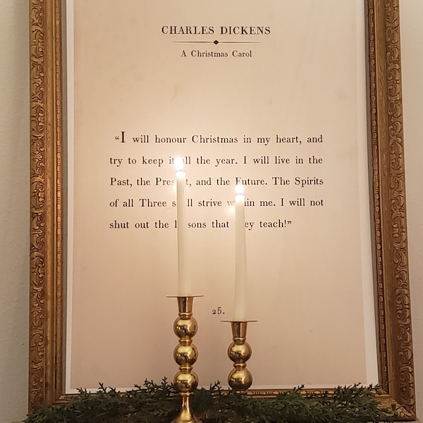 A Christmas Carol Printable Quote,charles Dickens Print,christmas ...