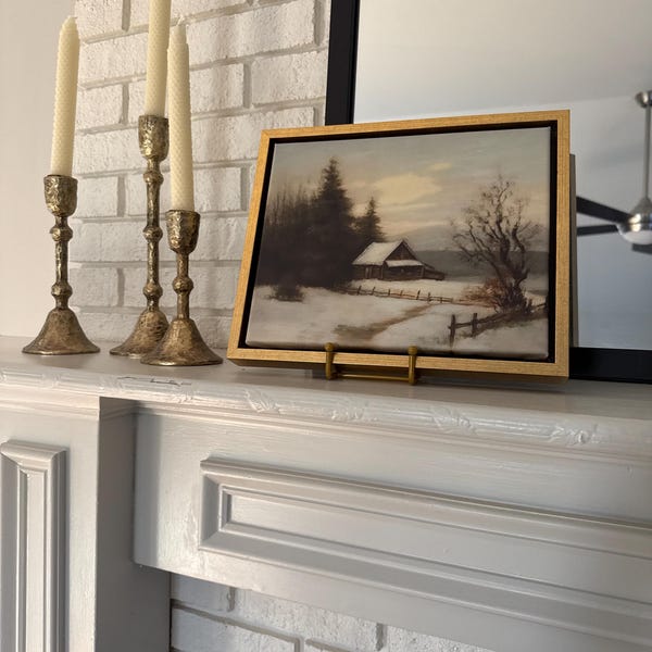 Christian Framed Modern Art Print, Minimalist Wall Art, Painting of ...