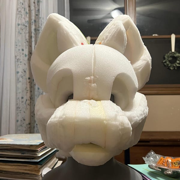 Fursuit Sewing Pattern - Deluxe Slim Neck Chest PDF Tutorial Digital ...