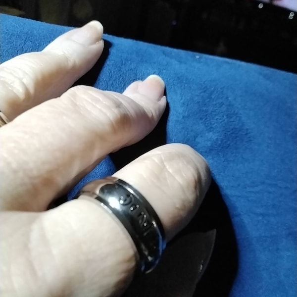 Women's Spinner Ring - Life Becomes Limitless Once You Become Fearless ...