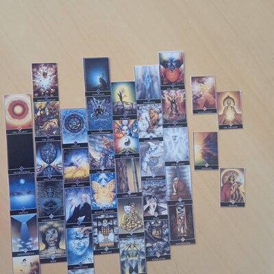 Etteilla Thoth Tarot Card Deck Printable Oracle 78 Cards Back Instant ...