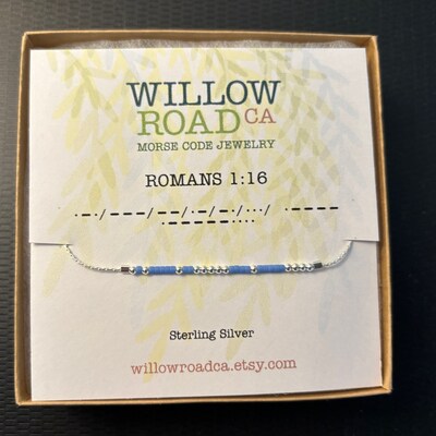 Personalized Morse Code Bracelet, Hidden Message Morse Code Bracelet ...