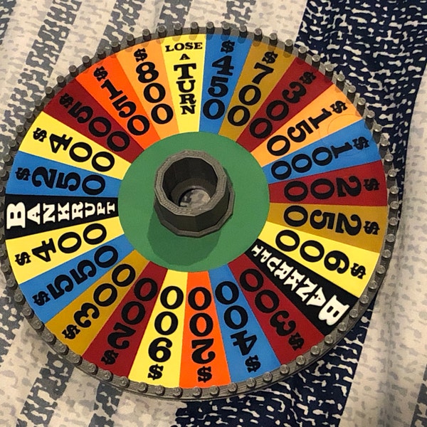 Early 80s Era Wheel of Fortune Board Game Wheel Spinner - Wheel Itself ...