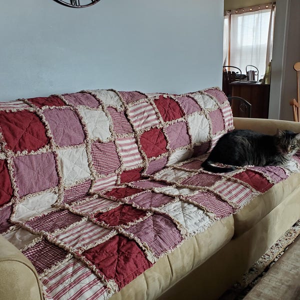 Custom Rag Quilts, You Choose Size and Colors - Etsy