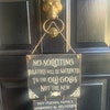 Tattoos and Whiskey Make Me Frisky Wood Sign Boho Decor Hippie Decor ...