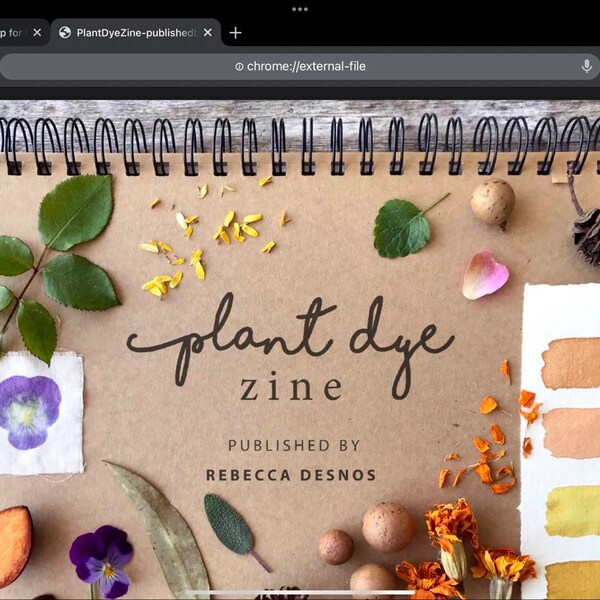 Ebook - 'botanical Dyes on Wood' - Plant Dyeing/natural Dyeing - Etsy