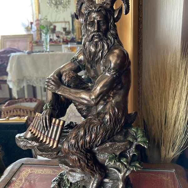 Pan Figurine / Greek Mythological God of the Wild / Very Detailed ...