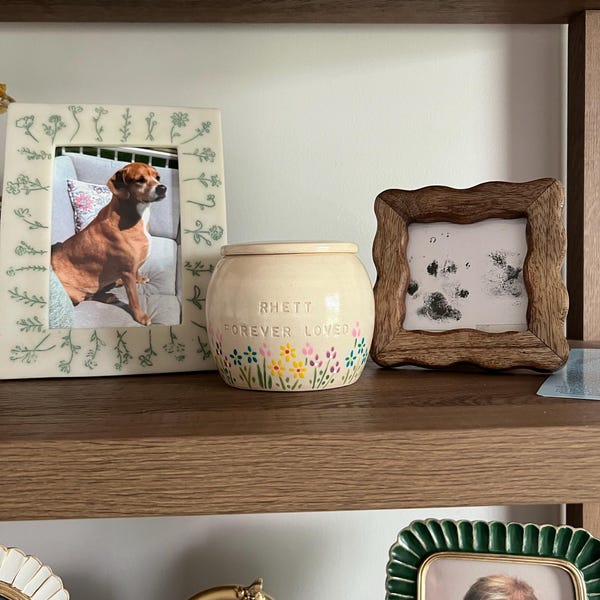 Handmade Pet Urn | Garden Blossoms | Ceramic Urn | for Ashes ...