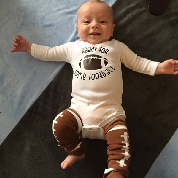 Ready for Some Football Baby Onesie Available in Glitter or Matte - Etsy