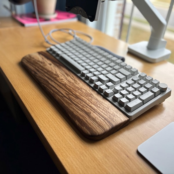 Handmade Zebra Wood Wrist Rest - Palm Rest - Custom, Made to Order ...