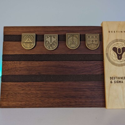 Large Vertical Display to Display Destiny Pins seals 15 Sigils - Etsy