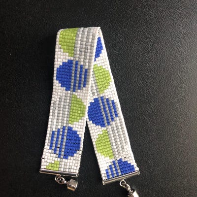 Peyote Ring Pattern, Ring Black Bead Tutorial, Geometric Beaded Ring ...