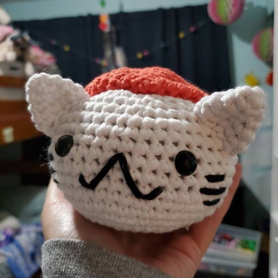 Bongo Meme Cat Crochet Pattern Kawaii Drummer Amigurumi - Etsy