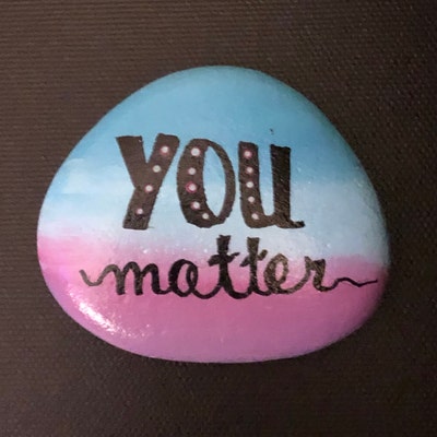 NEW Inspirational Hand-painted Rocks Meditation and Affirmation Stones ...