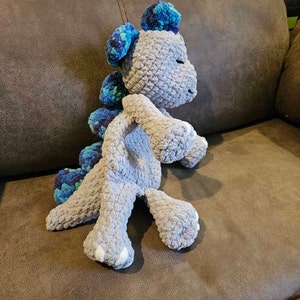 Sleepy Snuggle-saurus Rag Doll Crochet PATTERN / Rag Doll Pattern ...