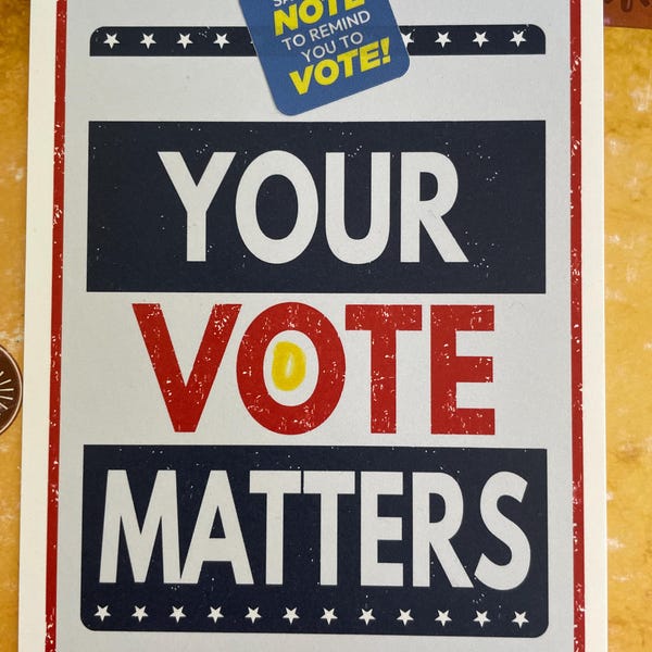 Vote Patterns - Etsy