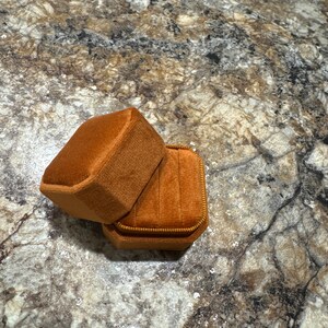 9 Colors Velvet Ring Box, Engagement Ring Box Double and Single Slot - Etsy