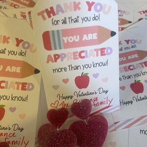 Printable Teacher Valentine Gift Tag, Teacher Appreciation TAG ...