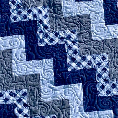 Handmade Quilt Zig Zag Quilt Chevron Pattern, Made to Order Any Color ...