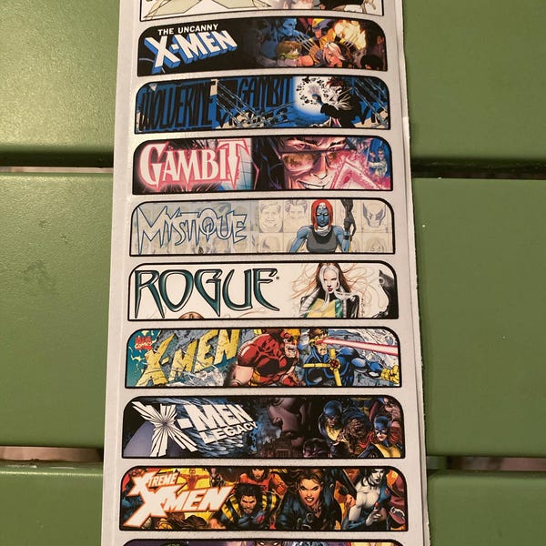 Custom Comic Books Divider Labels, Comic Labels, Comic Stickers ...