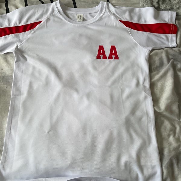 Kids Personalised Football Shirt Sports Kit Custom Initials Team Name ...