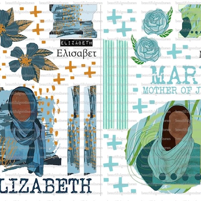 Women of the Bible Minis 12, Elizabeth and Mary, Beautifulgoodnews ...