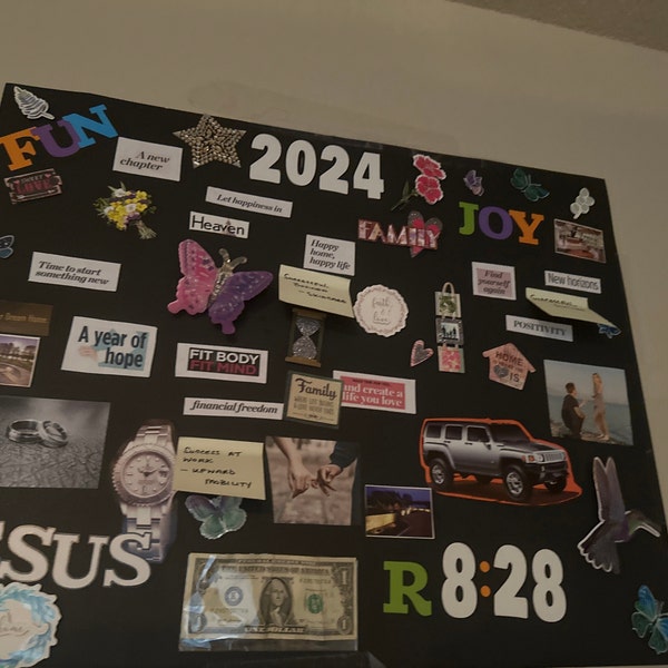 2025 Vision Board Kit Complete Ultimate Bundle Inspirational Dream ...