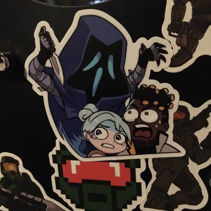 Behind You Omen Valorant Spray Waterproof Sticker - Etsy