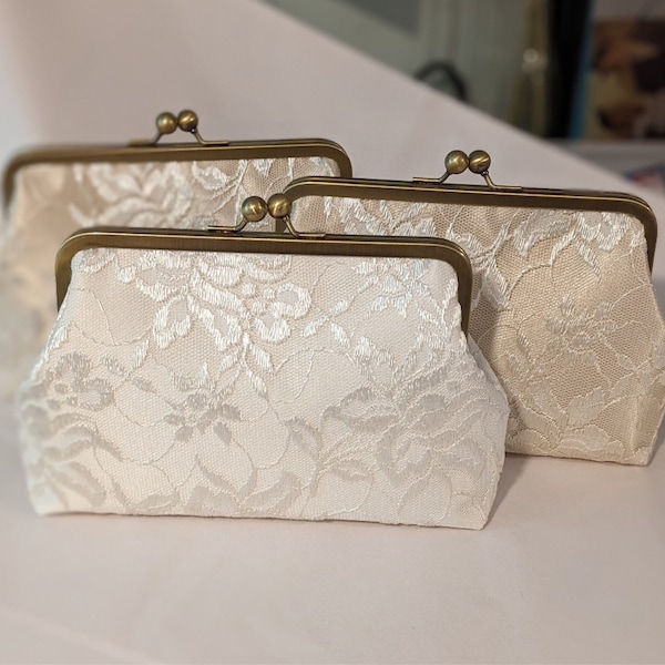 Heirloom Purse Made From YOUR FABRIC custom Bridal Clutch Mother of the ...