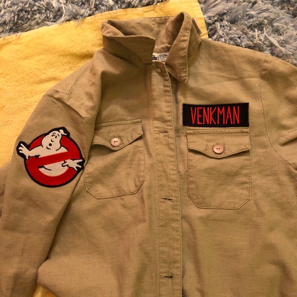 Ghostbusters Venkman Name Tag & No Ghost Uniform Applique Patch - Etsy