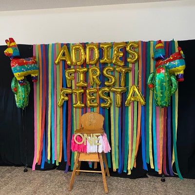 First Fiesta Balloons First Fiesta Decorations Fiesta First Birthday ...
