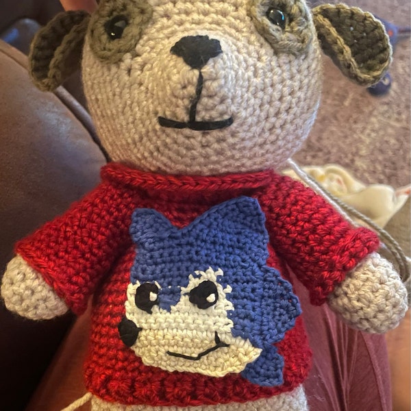 Crochet Sonic, Applique Pattern +free Scarf Pattern ,sonic Ornaments - Etsy