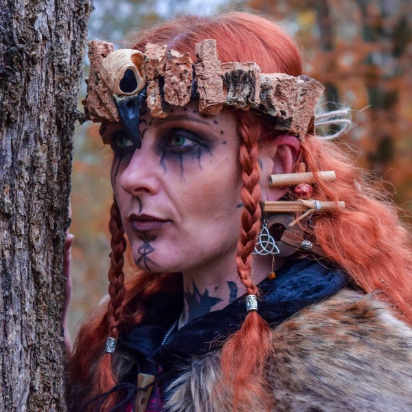 Shaman Crown-folklore,pagan,cosplay,larp,wearableart,darkvibe,costumes ...