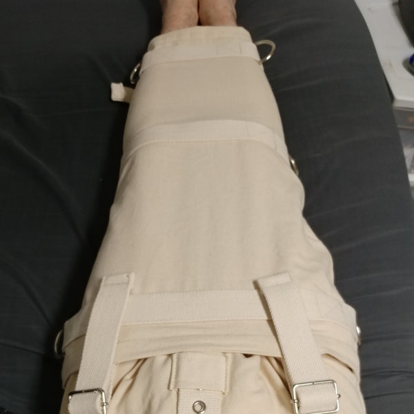 Legs Binder Restraints - Straitjacket Type Laced Leg Restraints ...