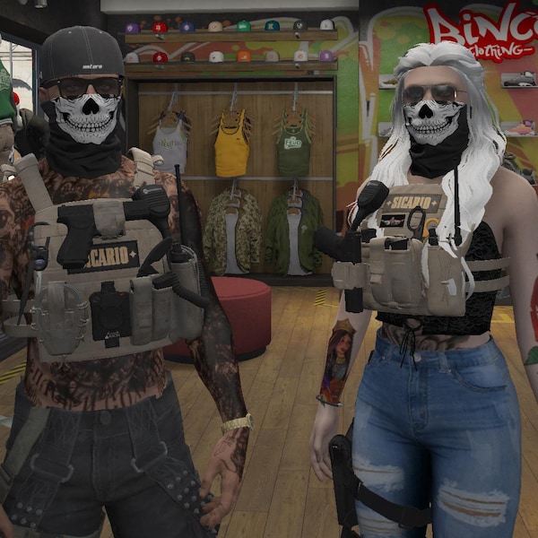 Fivem GTA Custom Gang Clothing Pack - Etsy