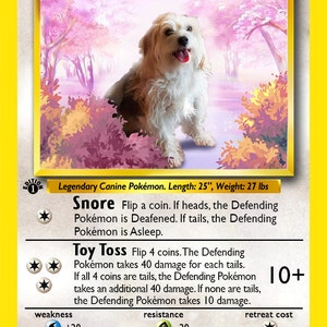 Custom Pokémon Card From PHOTO - Etsy