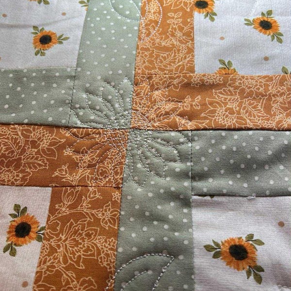 Curl Wave Swirl Border and Corner Set | Single Run Quilt Block ...