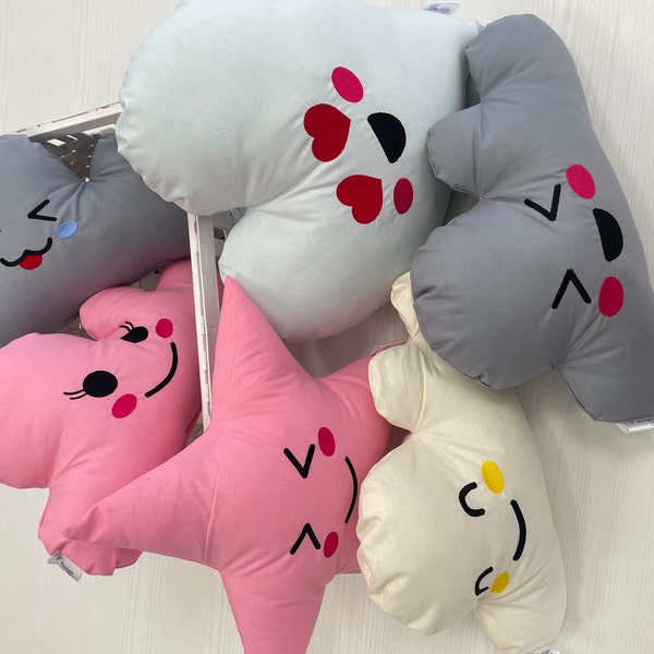 Doll Face Embroidery Design Set. Cute Kawaii Face Embroidery. Machine ...