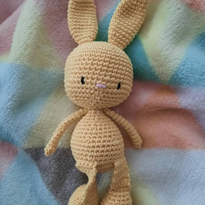 Cuddly Toy Rabbit, Rabbit Toy, Soft Toy Rabbit Crocheted in Different ...