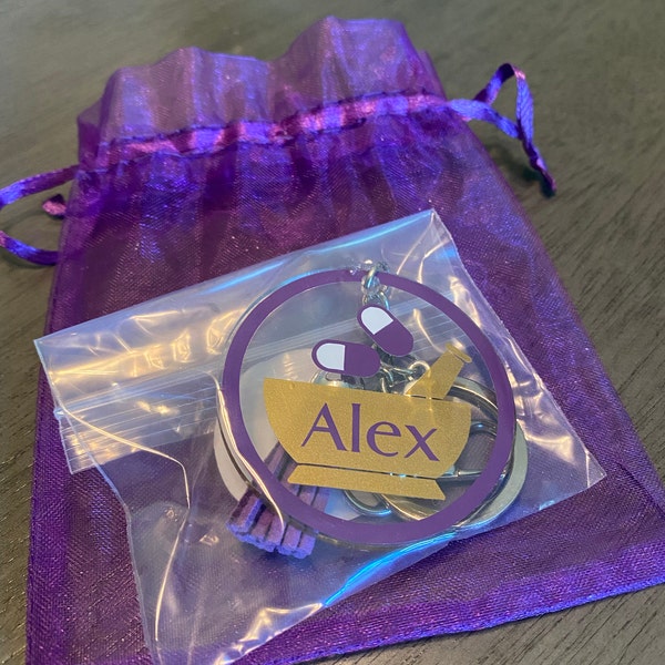 Pharmacist Keychain | Rph, Pharmd, Pharmacy Tech, Healthcare Worker ...