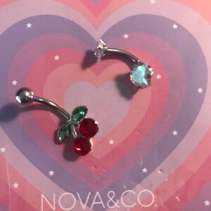 Little Star Baby Belly Button Ring 2000s Y2K Sparkly Body | Etsy