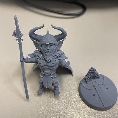 Chibi Odin Miniature 3D Printed - Etsy