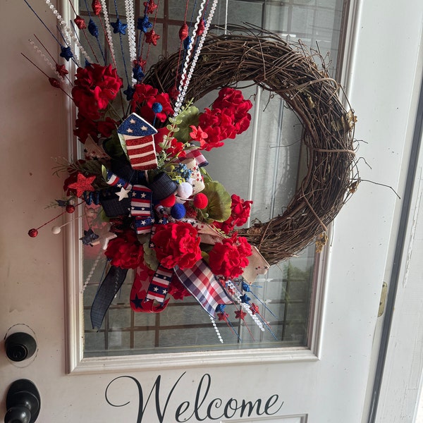 Army Forge Bow, Army Bow, Green and Burlap Bow, Bow for Lantern Wreath ...