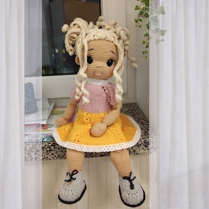Mari Crochet Doll Pattern PDF full Body and Outfit Tutorial - Etsy