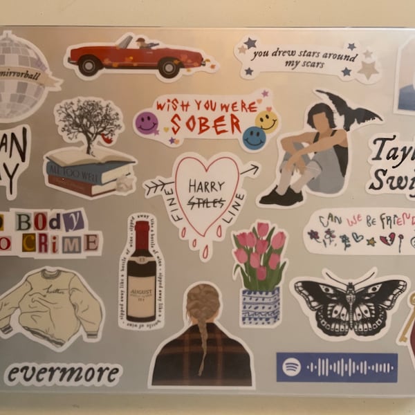 Gracie Abrams Inspired Sticker Pack 17pcs 1 Secret Sticker - Etsy