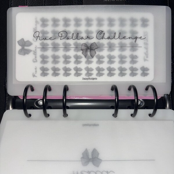 In My Money Saving Era A6 Matte Vellum Dashboard - Etsy