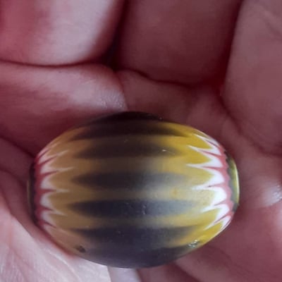 Rare Large Old Chevron Bead, 7-layer Chevron Bead, Rare Venetian ...