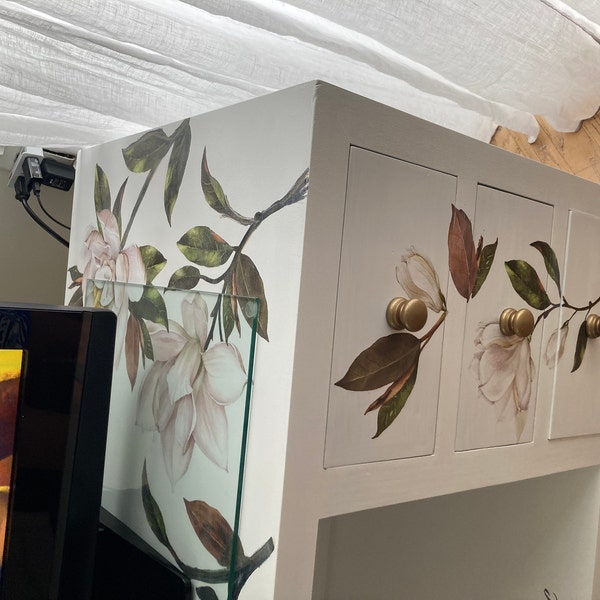 Magnolia Grandiflora Furniture Transfer - Floral Redesign With Prima ...